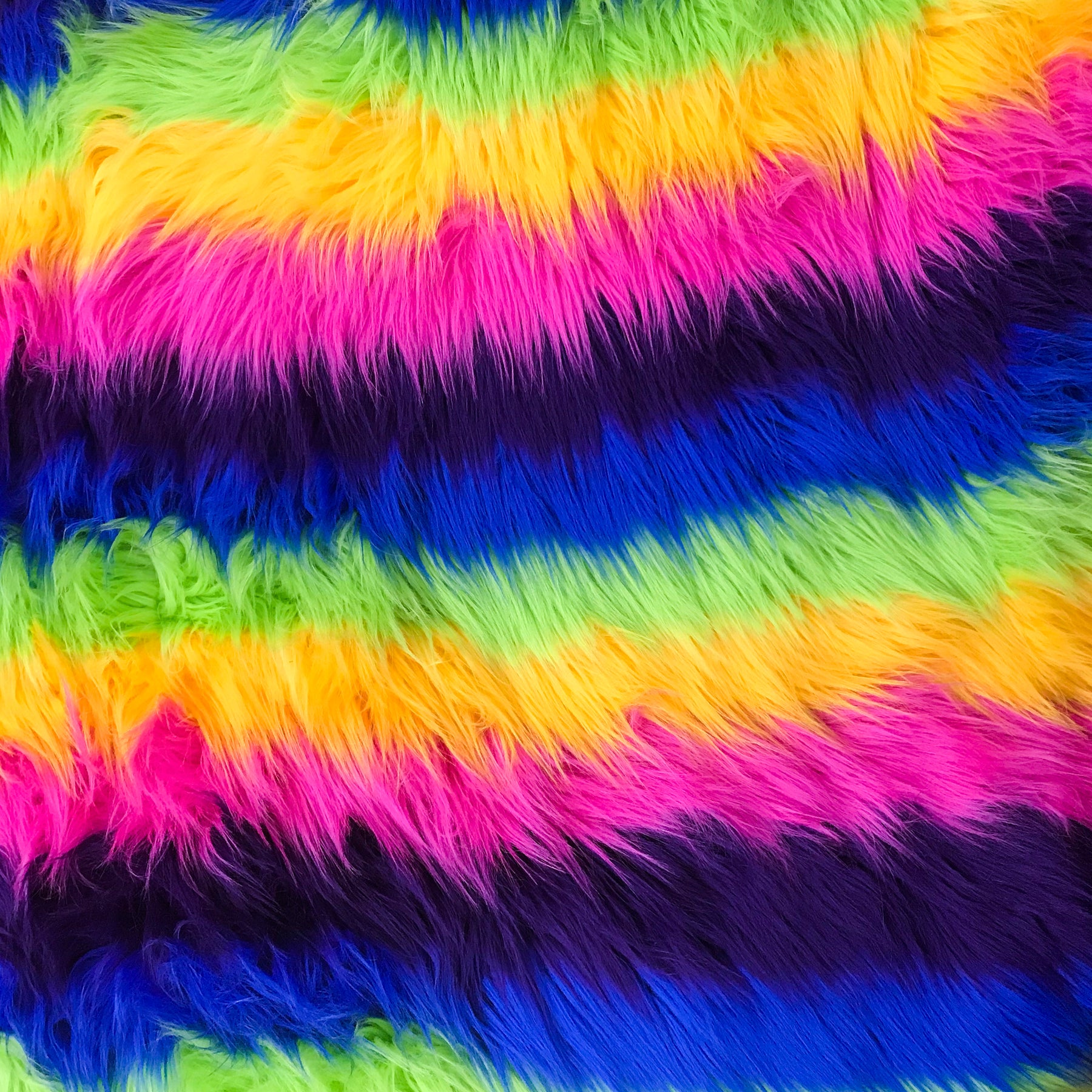 Baja Rainbow Fur- Sold by the yard – Elotex Fabric