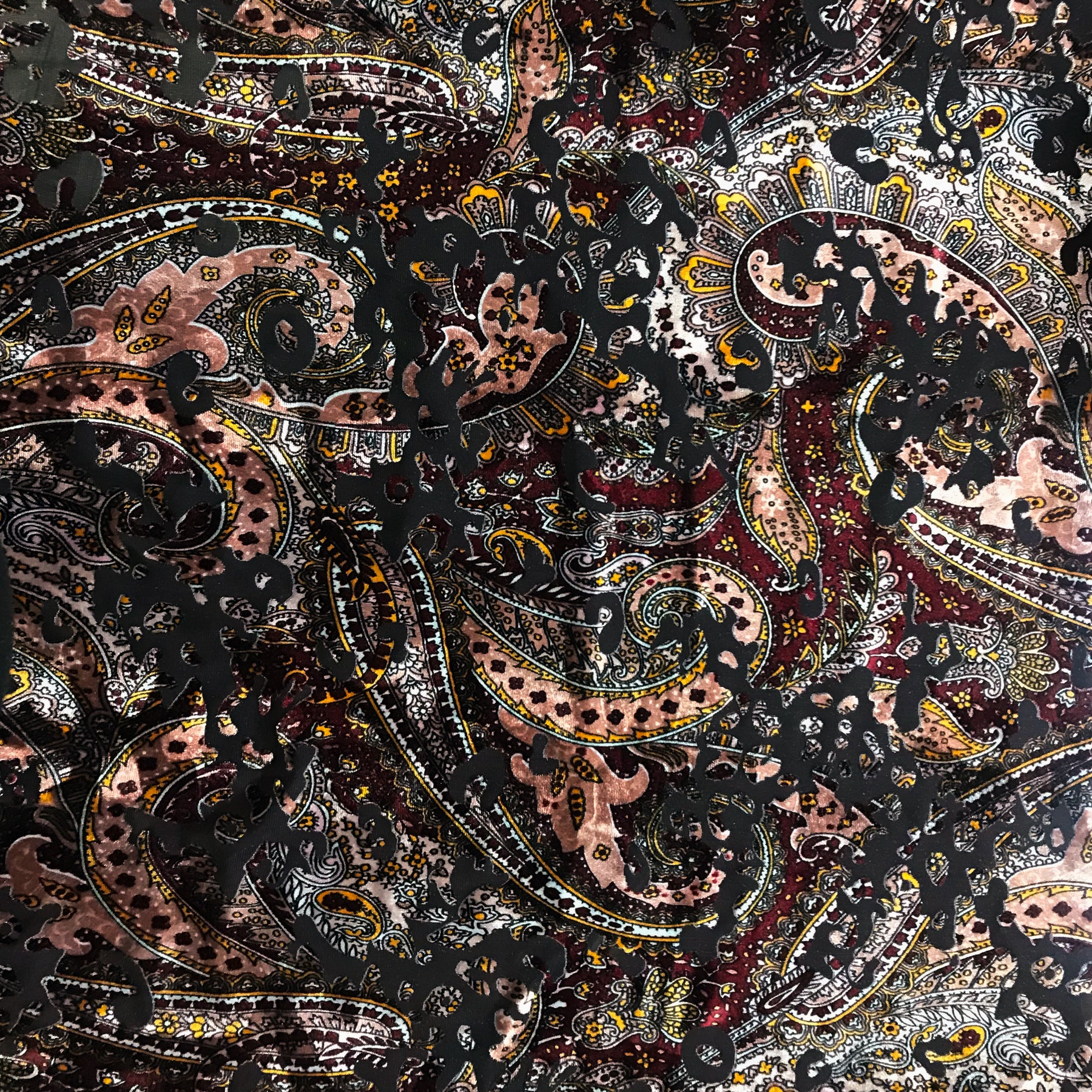 NEW ARRIVALS // BURNOUT VELVET – Elotex Fabric
