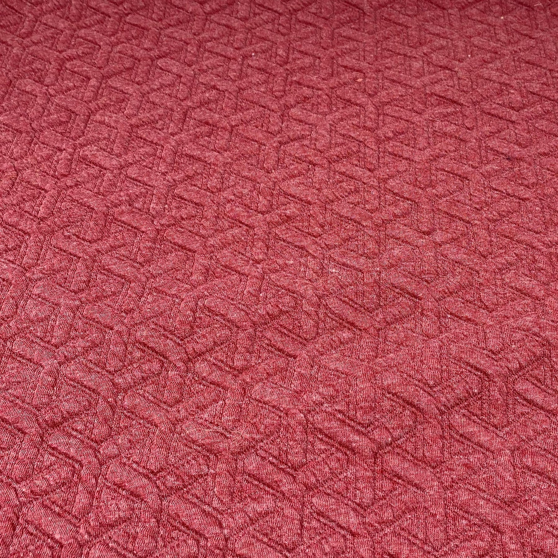 Geometric Embossed Jacquard Sweaterknit – Elotex Fabric