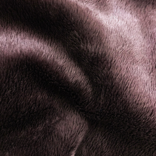 Brown Soft Minky Solid - Sold by the yard – Elotex Fabric